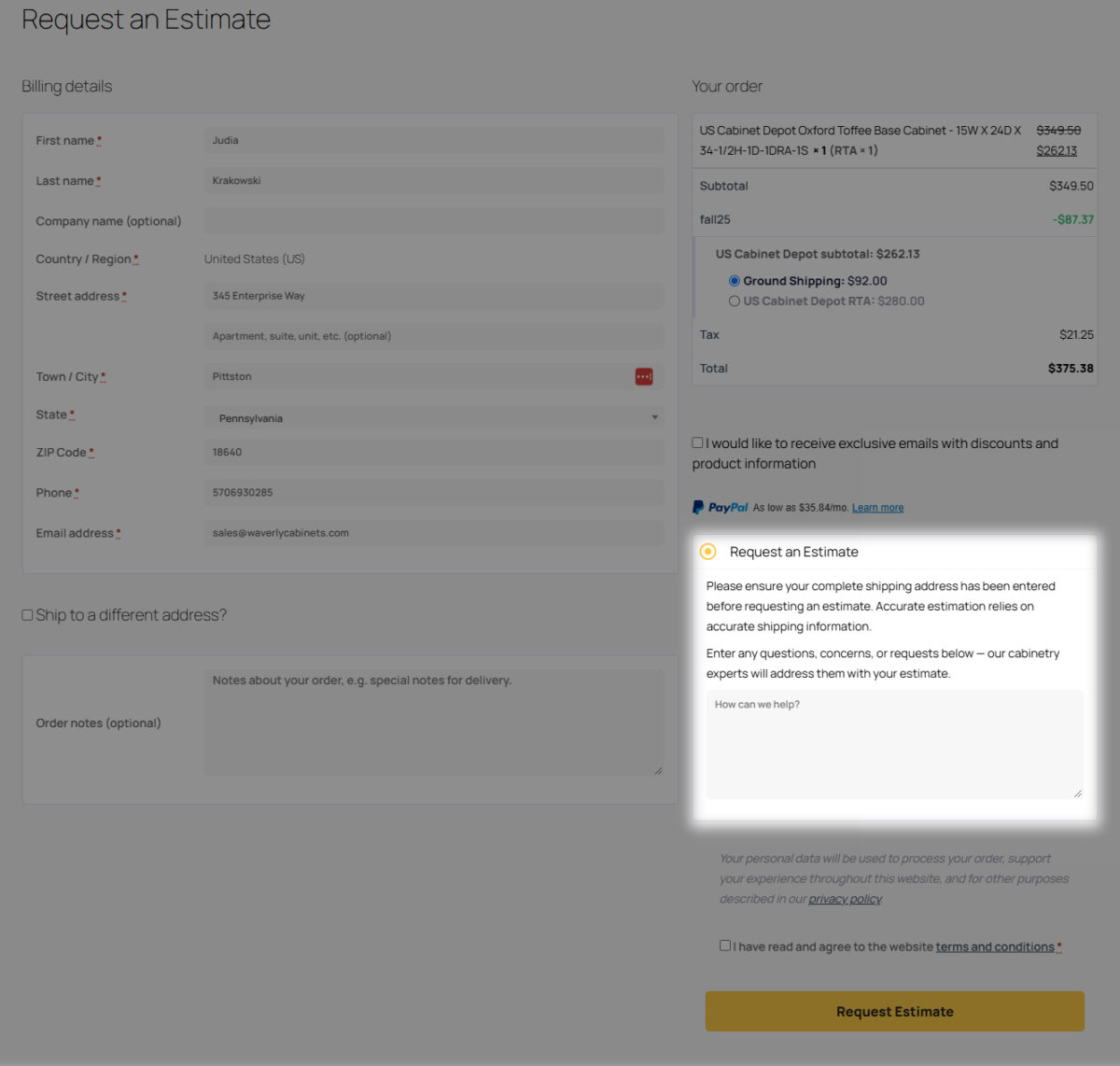 Request an Estimate: The Tool You NEED To Know About – Waverly Cabinets